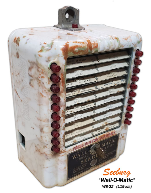 Seeburg Jukebox selector box in beetle plastic