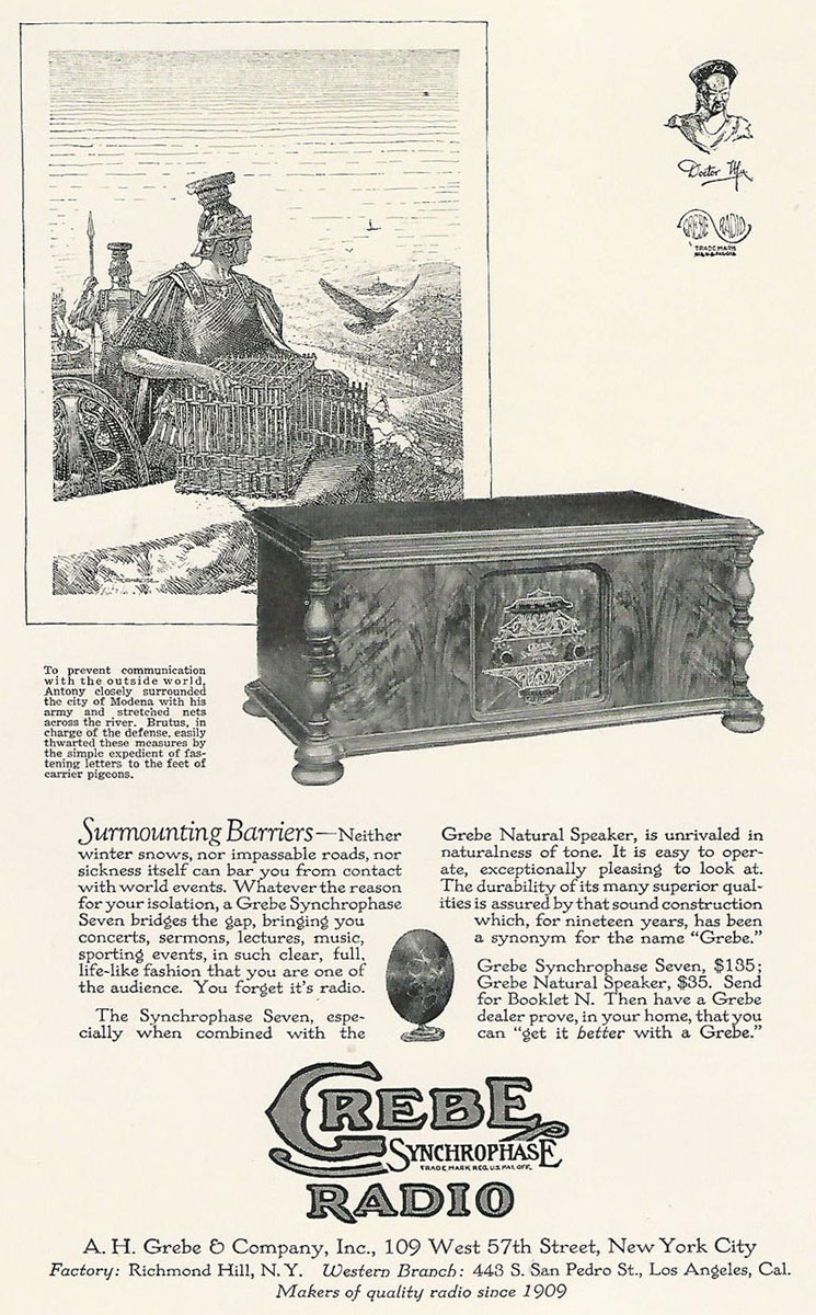 Grebe Synchrophase 7 Radio