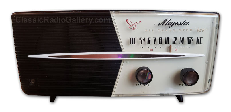 Majestic 900 Black Magic transistor radio