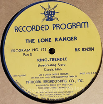 Old Time Radio Transcription Disc Collection