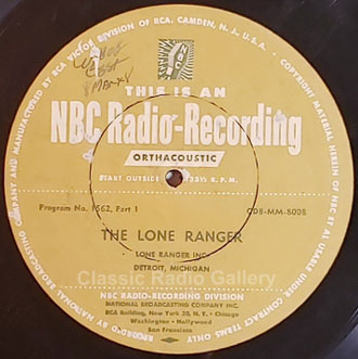 Old Time Radio Transcription Disc Collection