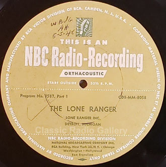 Old Time Radio Transcription Disc Collection