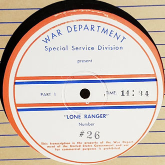 Old Time Radio Transcription Disc Collection